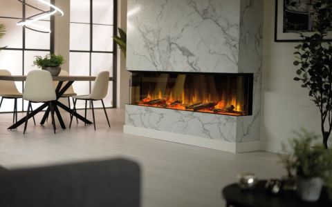Mediawall with fireplace | DimplexFires